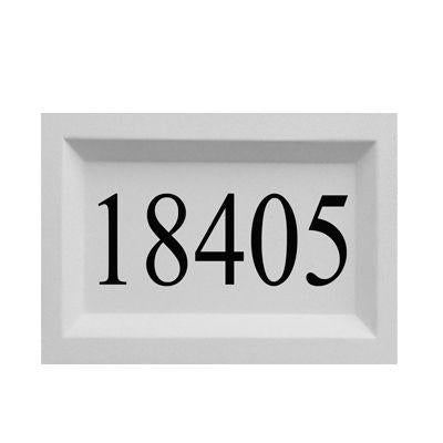 12"x15" Address Block, Cast Stone Address Plaque, Edmond, OK, USA – www ...